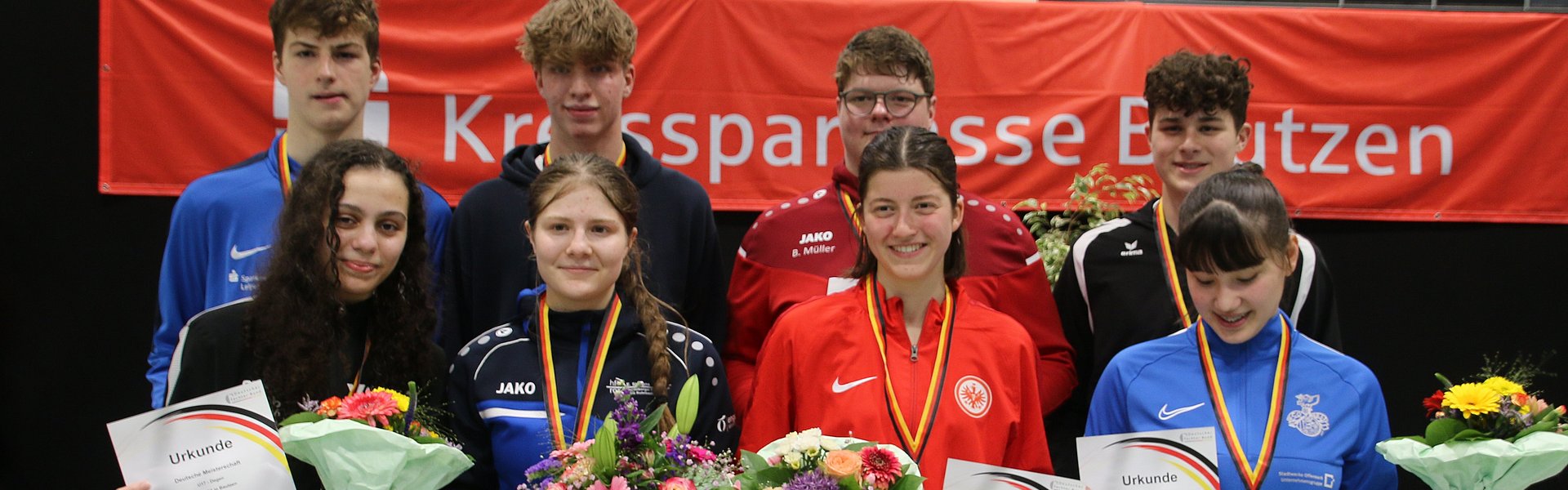 Deutsche Meisterschaft U17 Degen: Gold für Eva Steffens, Max Straub