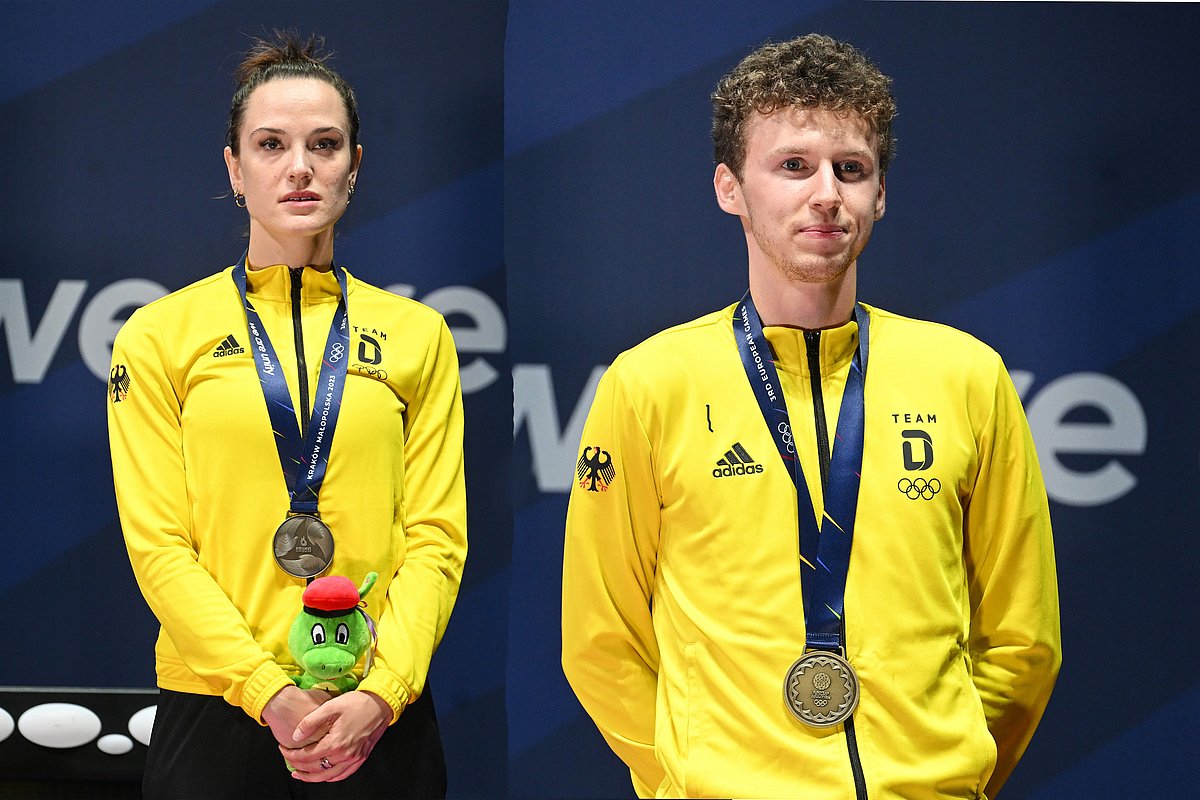 Krakau Tag 2: Bronze für Alex Ehler und Laurenz Rieger